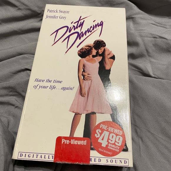 Media | Vintage Y2k Blockbuster Video Tape Dirty Dancing Vhs | Poshmark